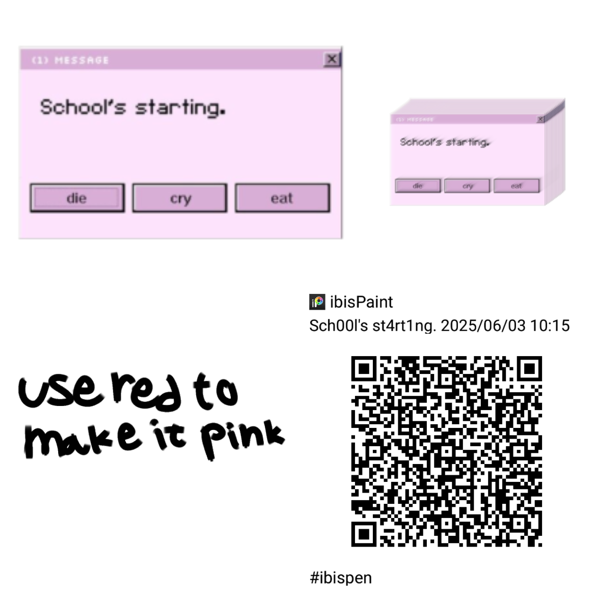 Sch00l's starting window brush - ibisPaint