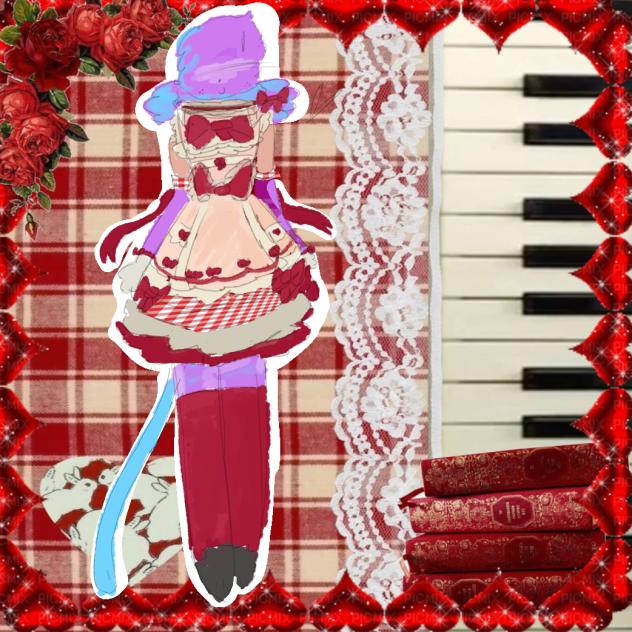 strawberry cakes filled with frosting - ibisPaint