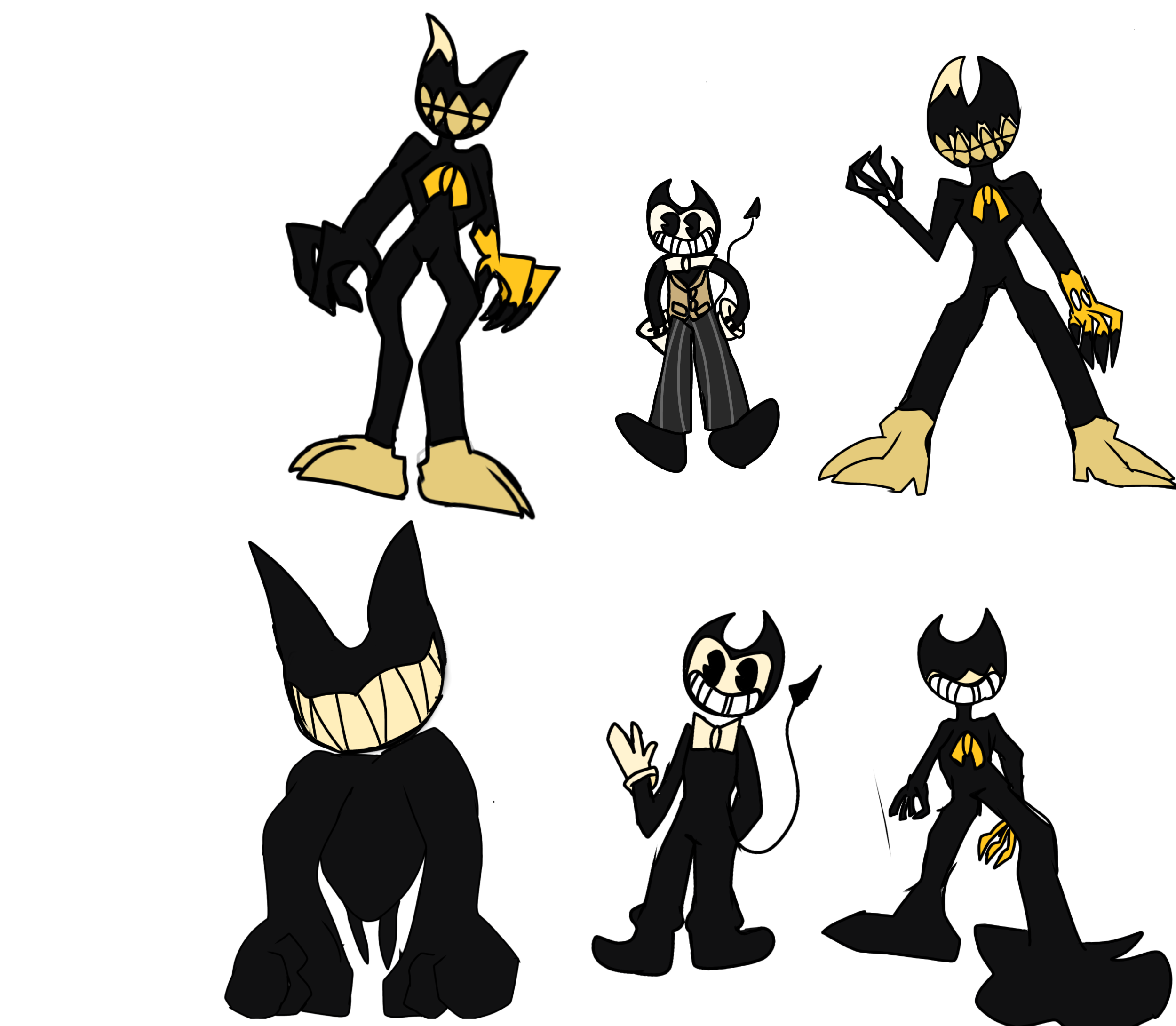 Bendy and his forms pt2 - ibisPaint