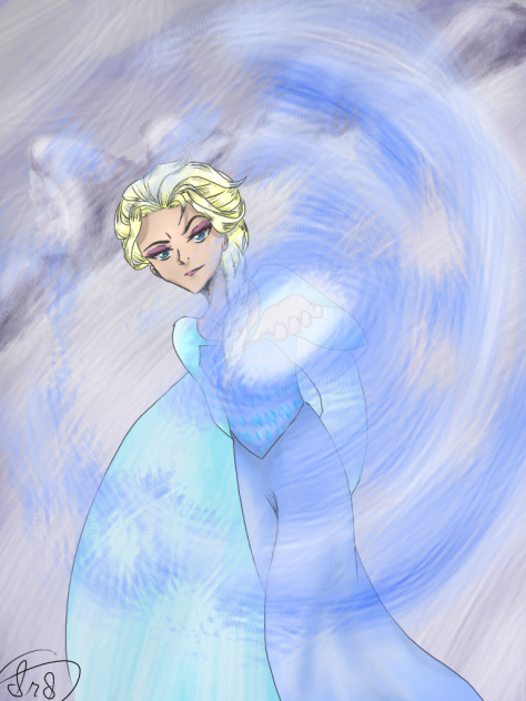 Elsa Attempt - ibisPaint