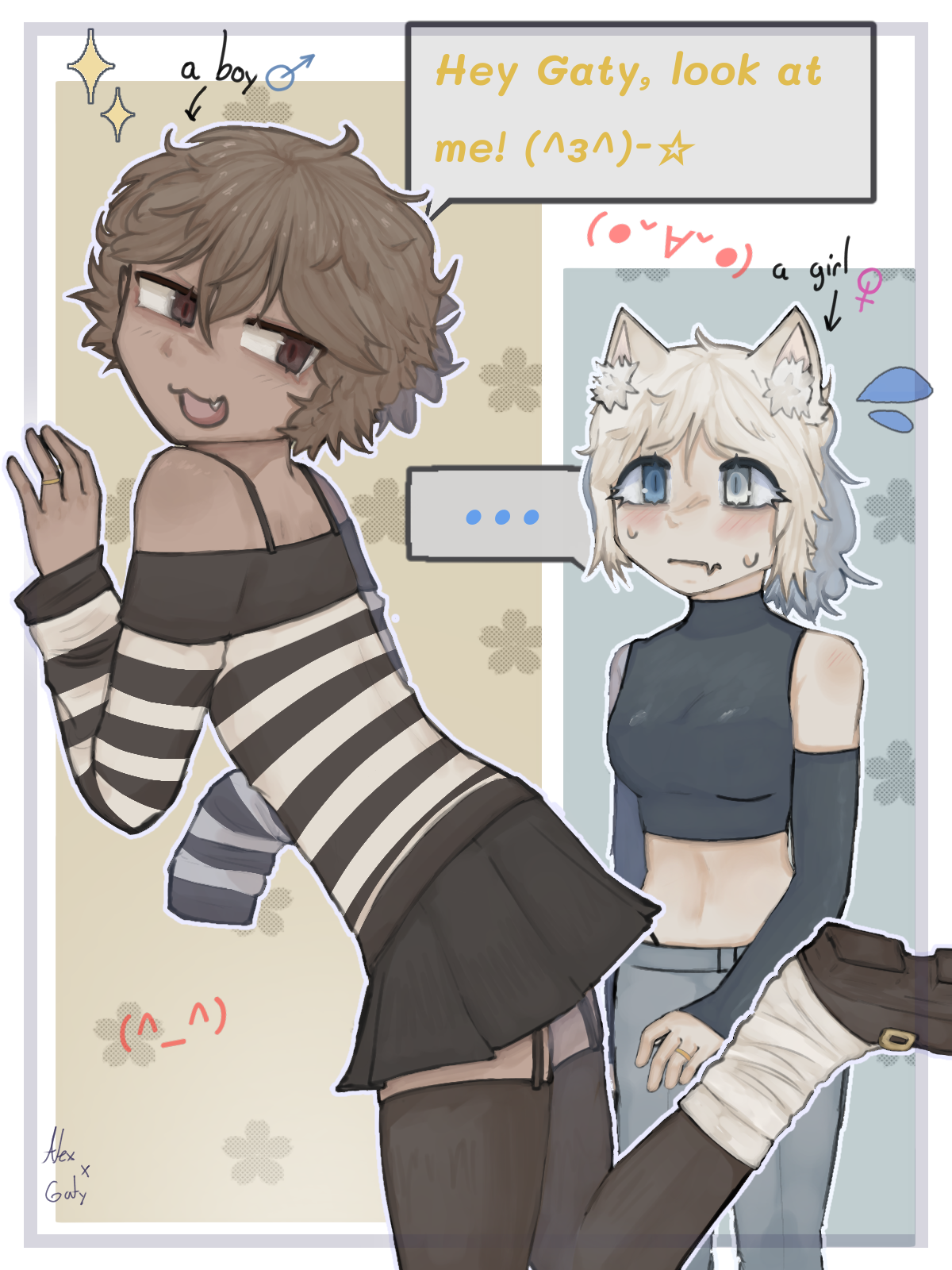 He is so straight!!! - ibisPaint