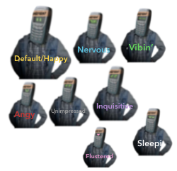 Concept expressions for Randy - ibisPaint