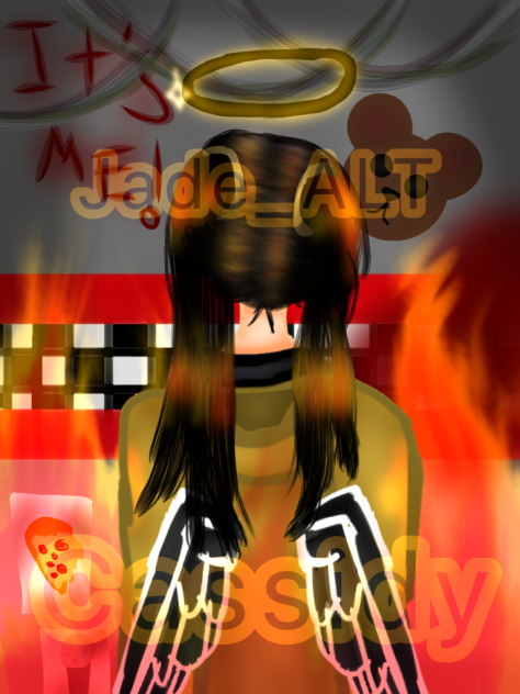 Cassidy FNAF drawing - ibisPaint