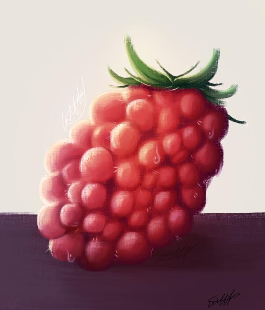 Raspberry off of memory (V2) - ibisPaint