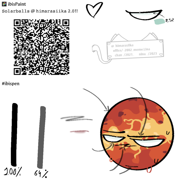 𝚀𝚁 𝚂𝚘𝚕𝚊𝚛𝚋𝚊𝚕𝚕𝚜 𝟸.𝟶!! - ibisPaint