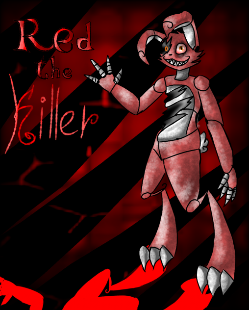 Killer!Red. Fnaf OC - ibisPaint