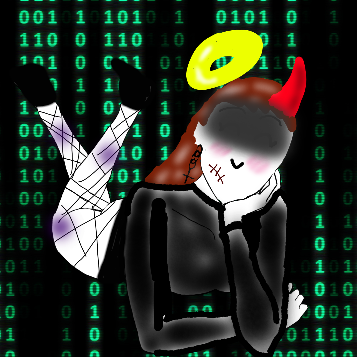 The girl with lots of secrets.. - ibisPaint