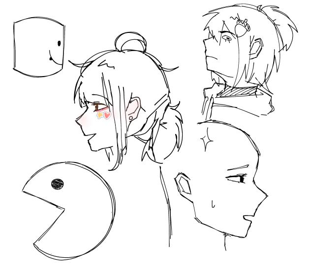 side profile practice - ibisPaint