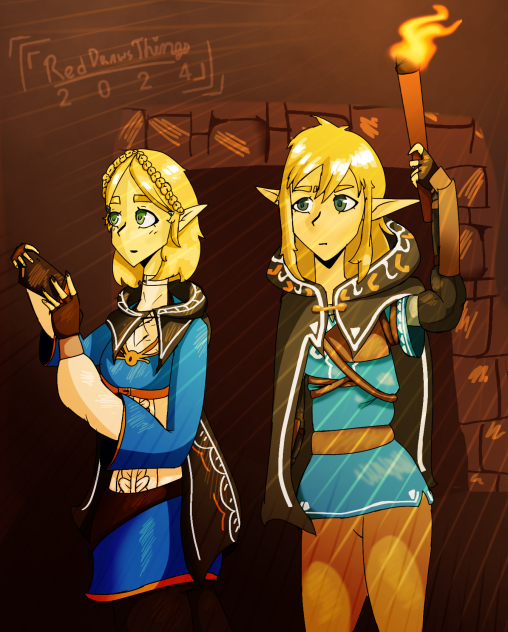Below Hyrule Castle... - ibisPaint