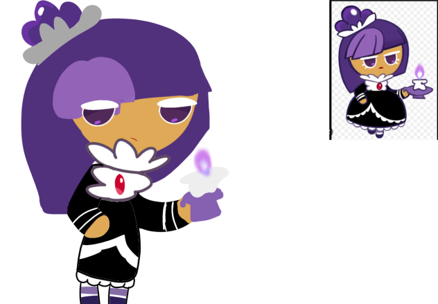 Blackberry cookie - ibisPaint