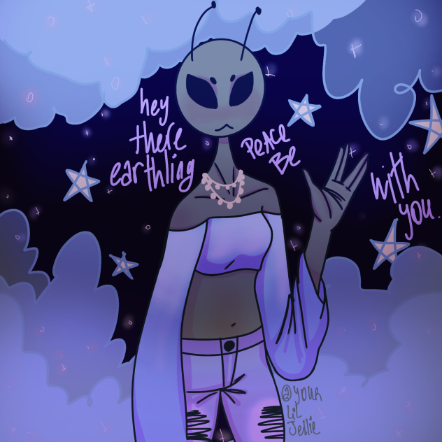 Alien 'Art Trade' - ibisPaint