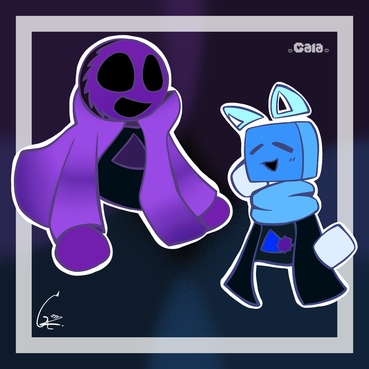 🟣 Lris and cube 🟦 - ibisPaint