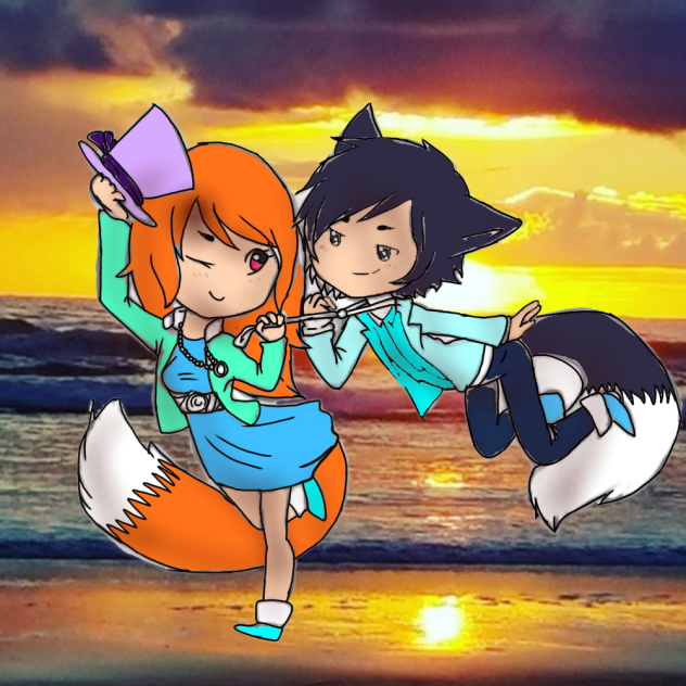 Wierd fox love - ibisPaint