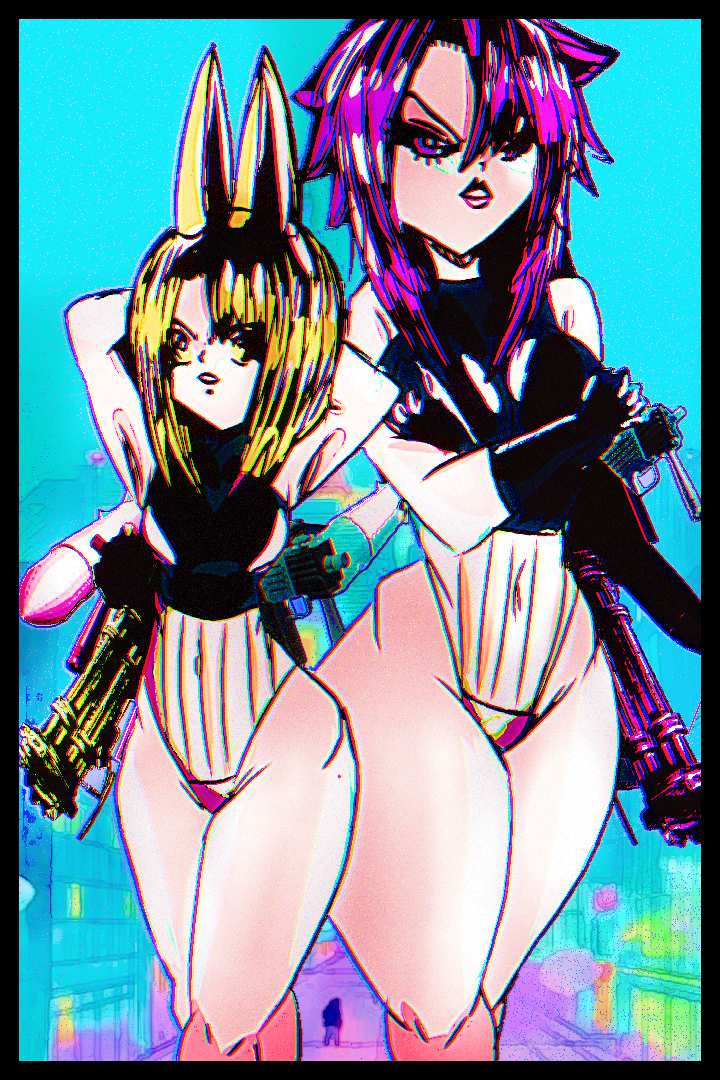 art Girl Guns sexy #1 - ibisPaint