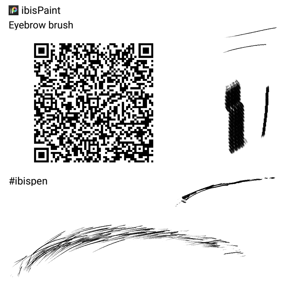 Eyebrow brush - ibisPaint