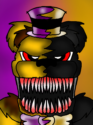 Nightmare and Nightmare Fredbear - ibisPaint