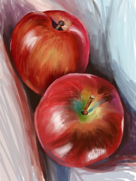 Two Appels - ibisPaint
