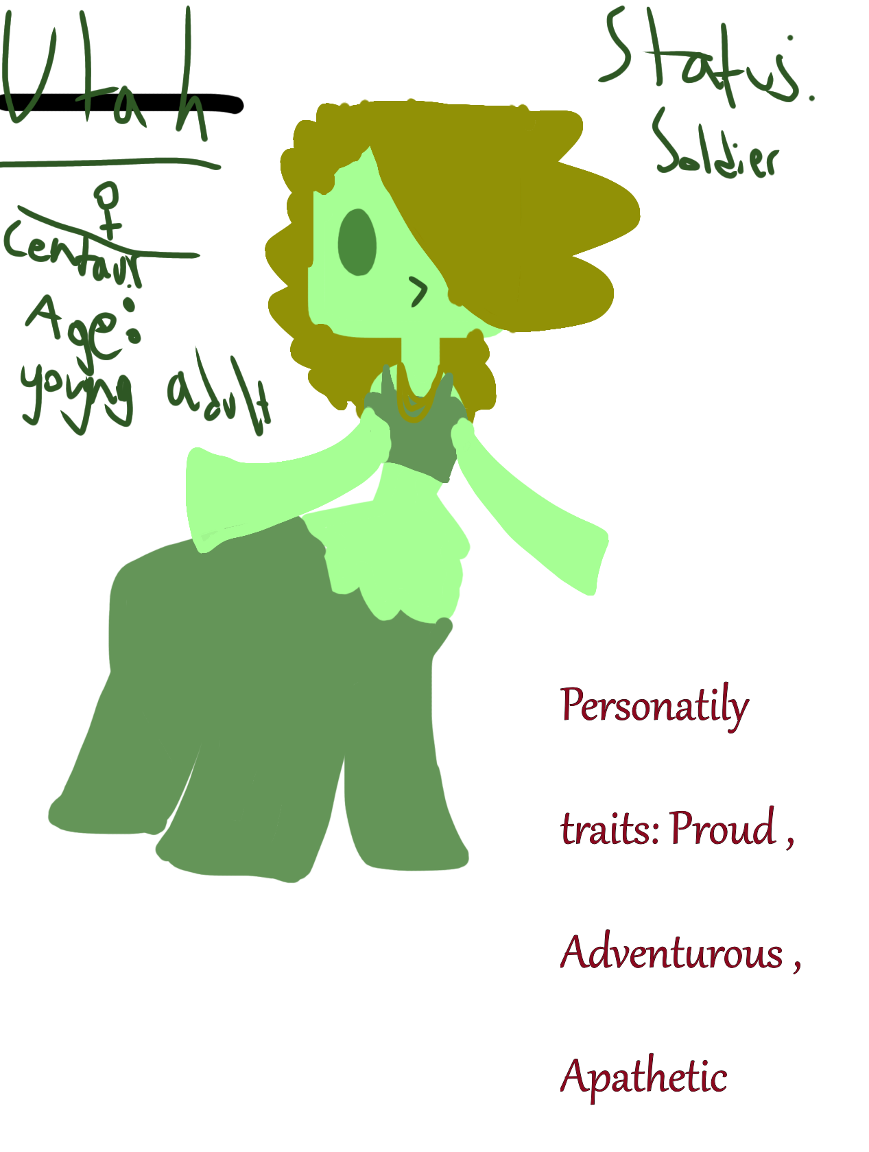 Utah the Centaur - ibisPaint