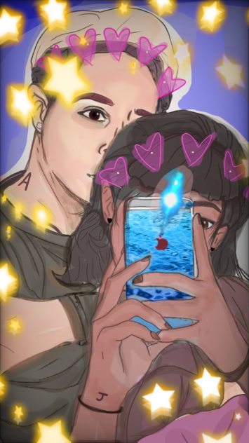me and boo art - ibisPaint