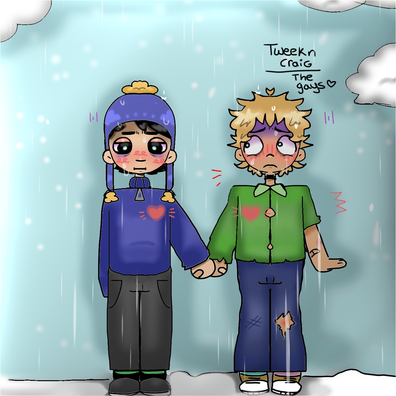 Tweek N craig (gays in da rain) - ibisPaint