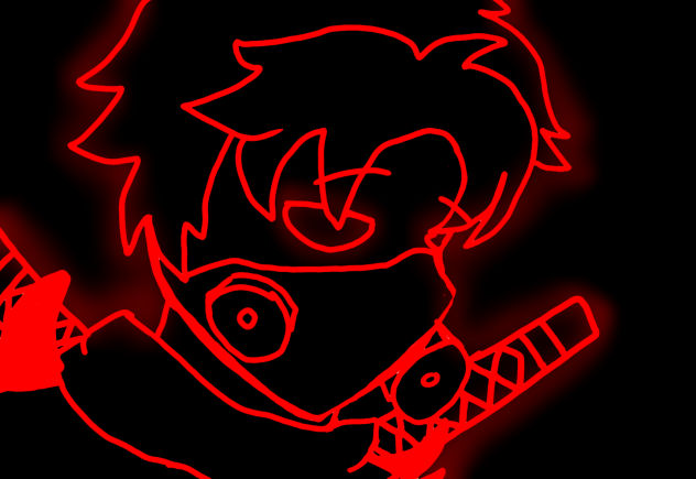 my friend red warrior lol - ibisPaint