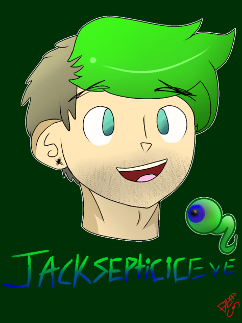 for Jacksepticeye and sam speed art - ibisPaint