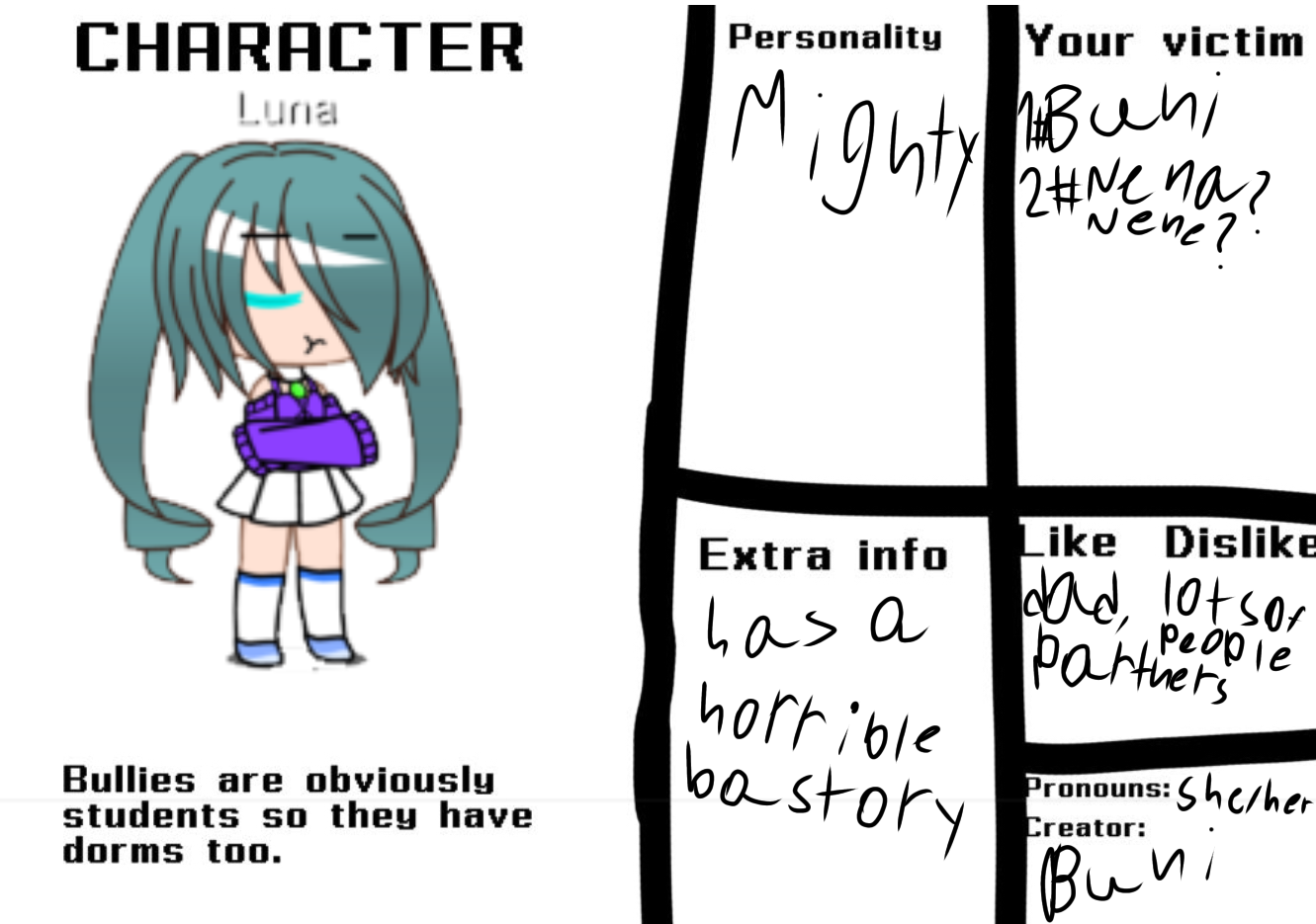 Bully submission sheet - ibisPaint