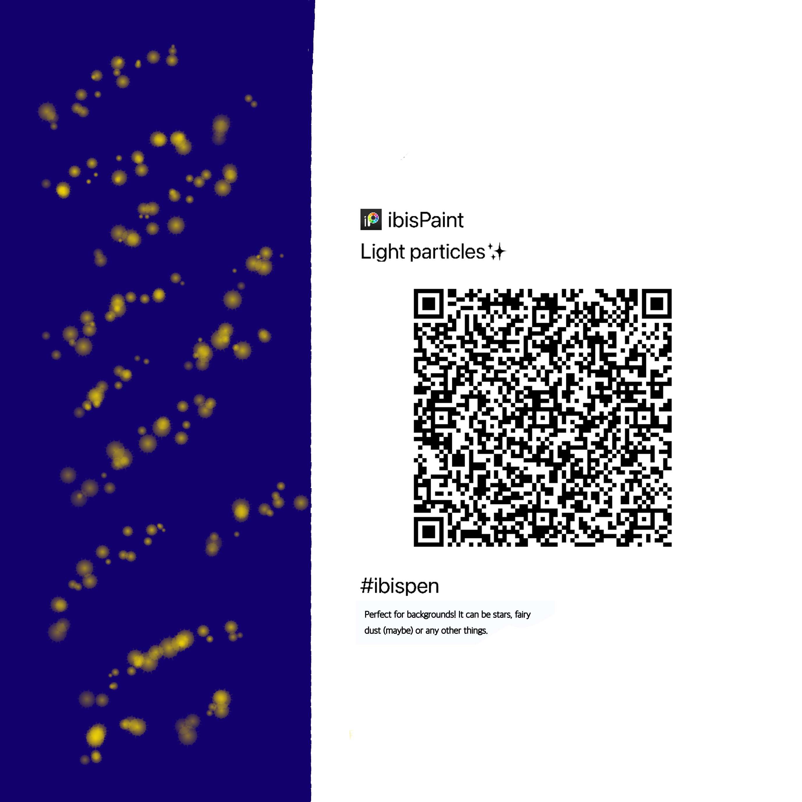 Light particles - ibisPaint