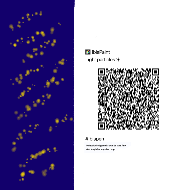 Light particles - ibisPaint