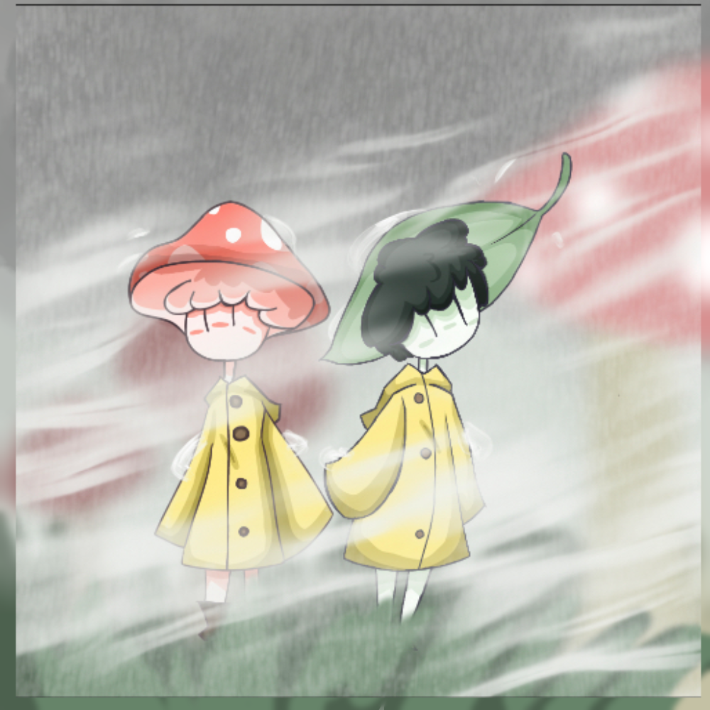 DewDrop and Shroom - ibisPaint