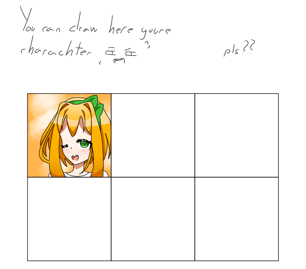 you can draw here youre character - ibisPaint