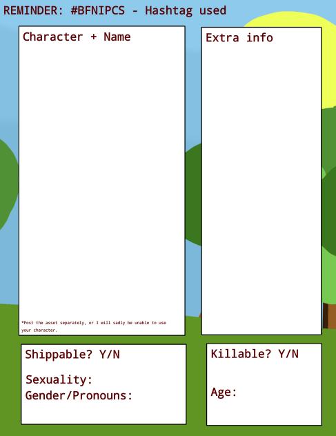 BFNIP Character Sheet. - ibisPaint