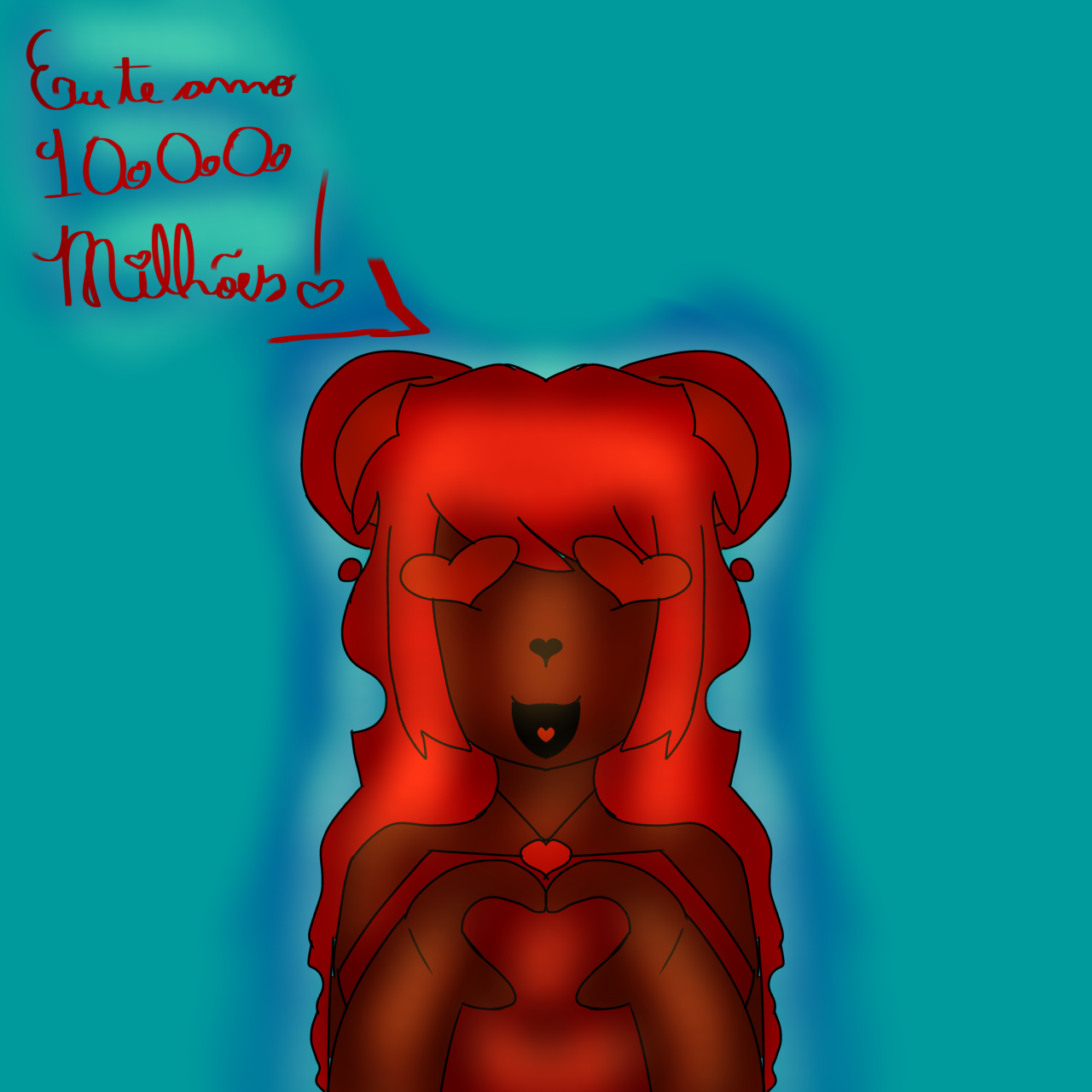 Eu te amo mil milhões 😍🥰😘 - ibisPaint