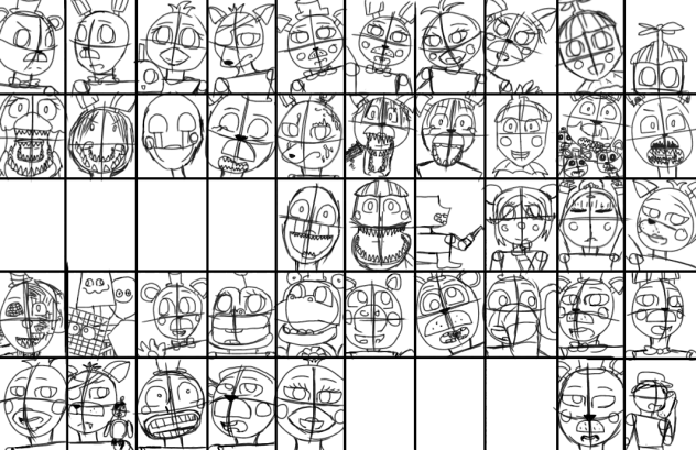 FNAF Ultimate Custom Night Speedpaint(3) - ibisPaint