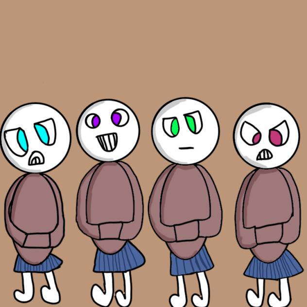 ddlc mixed with sans - ibisPaint