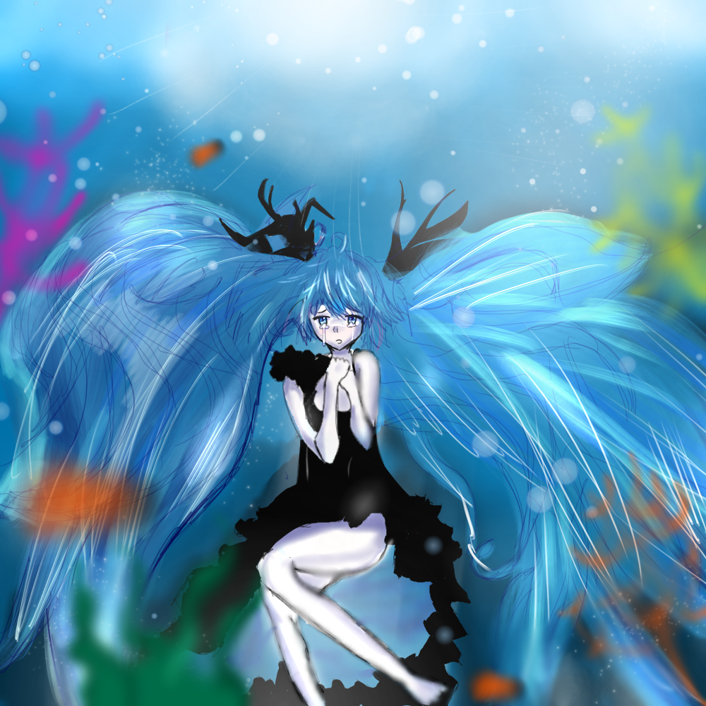 Deep sea girl 🌊 - ibisPaint