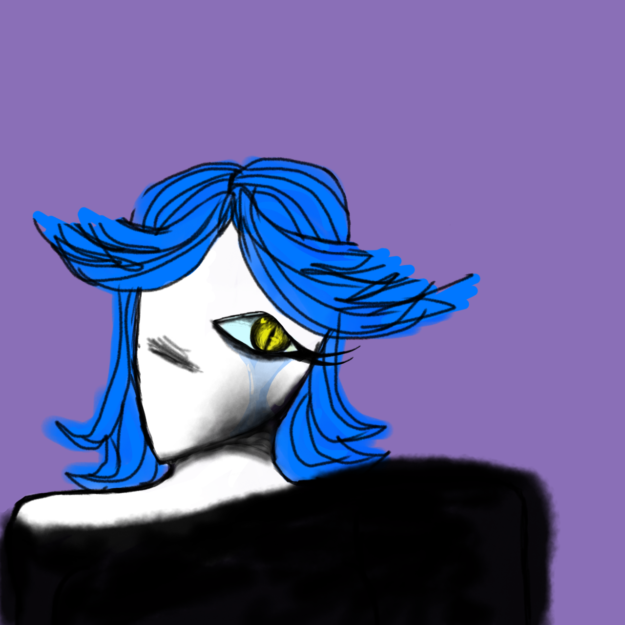 Pretty crier - ibisPaint