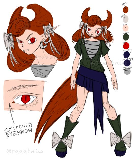 Random character sheet part 1 - ibisPaint