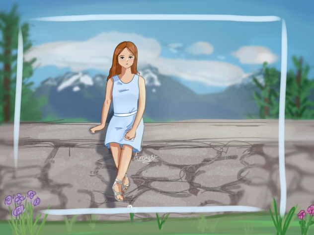 Another redraw - mountains - ibisPaint