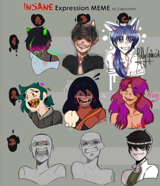 insane expression collab - ibisPaint