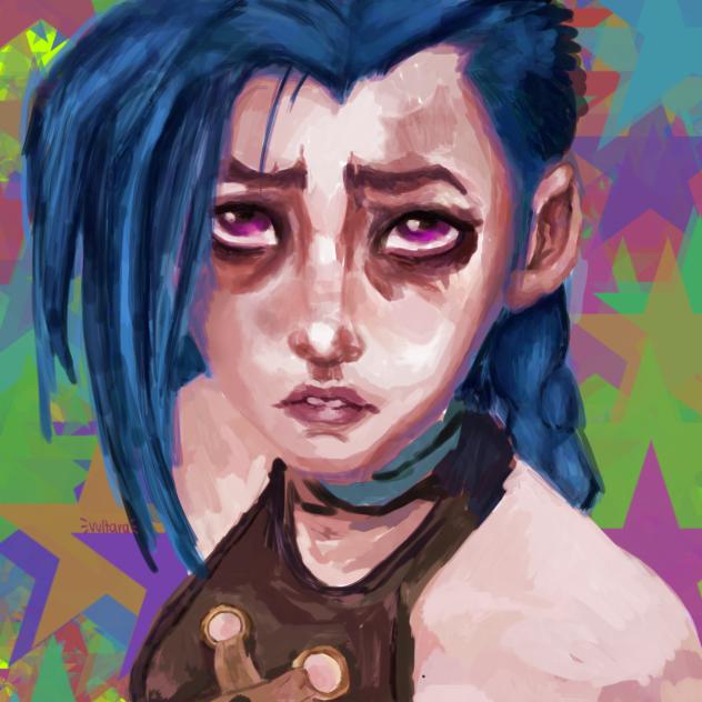 jinx - arcane ⋆｡° - ibisPaint