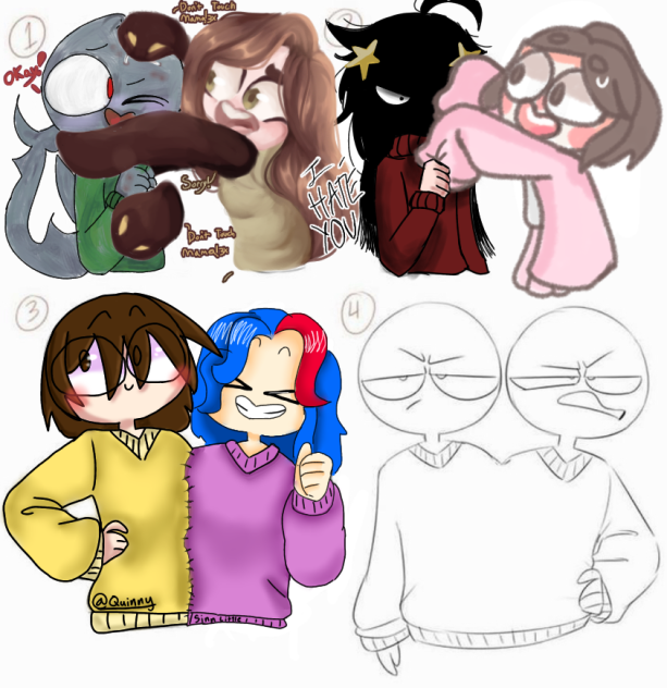 Friend Sweater Collab! - ibisPaint