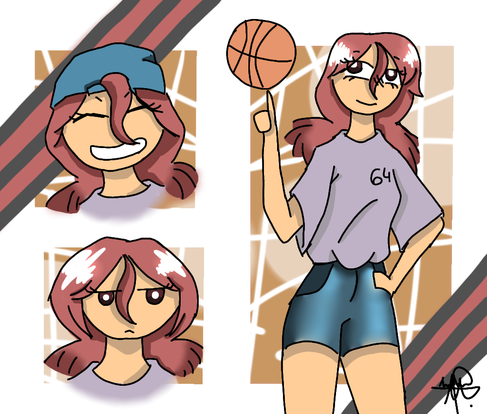 Basket girl - ibisPaint