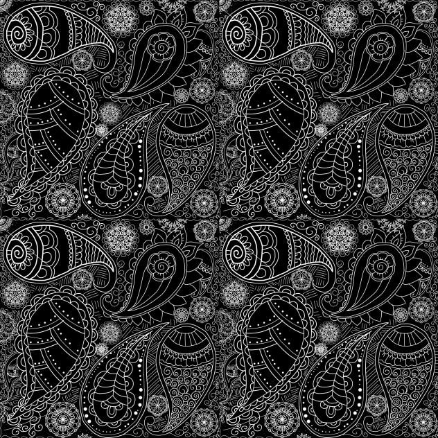 Traditional Paisley pattern 5 - ibisPaint