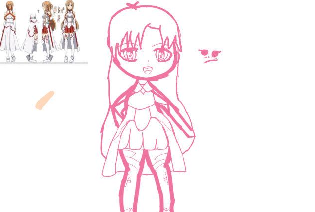 (Ibis Paint) Chibi Sao WIP - ibisPaint