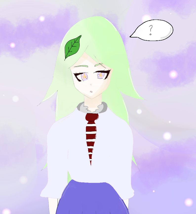 Green haired OC - ibisPaint