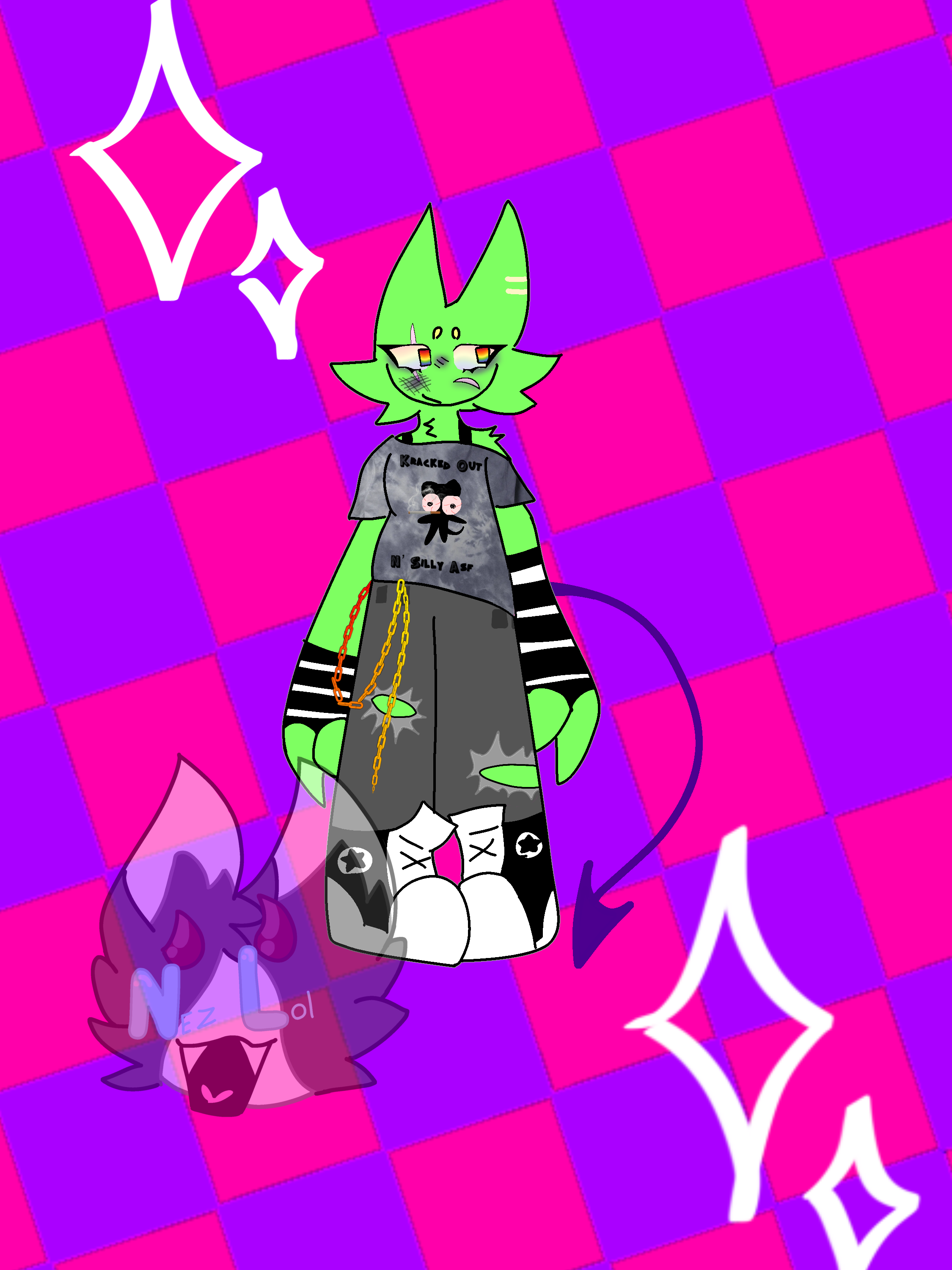 Without her mask - ibisPaint