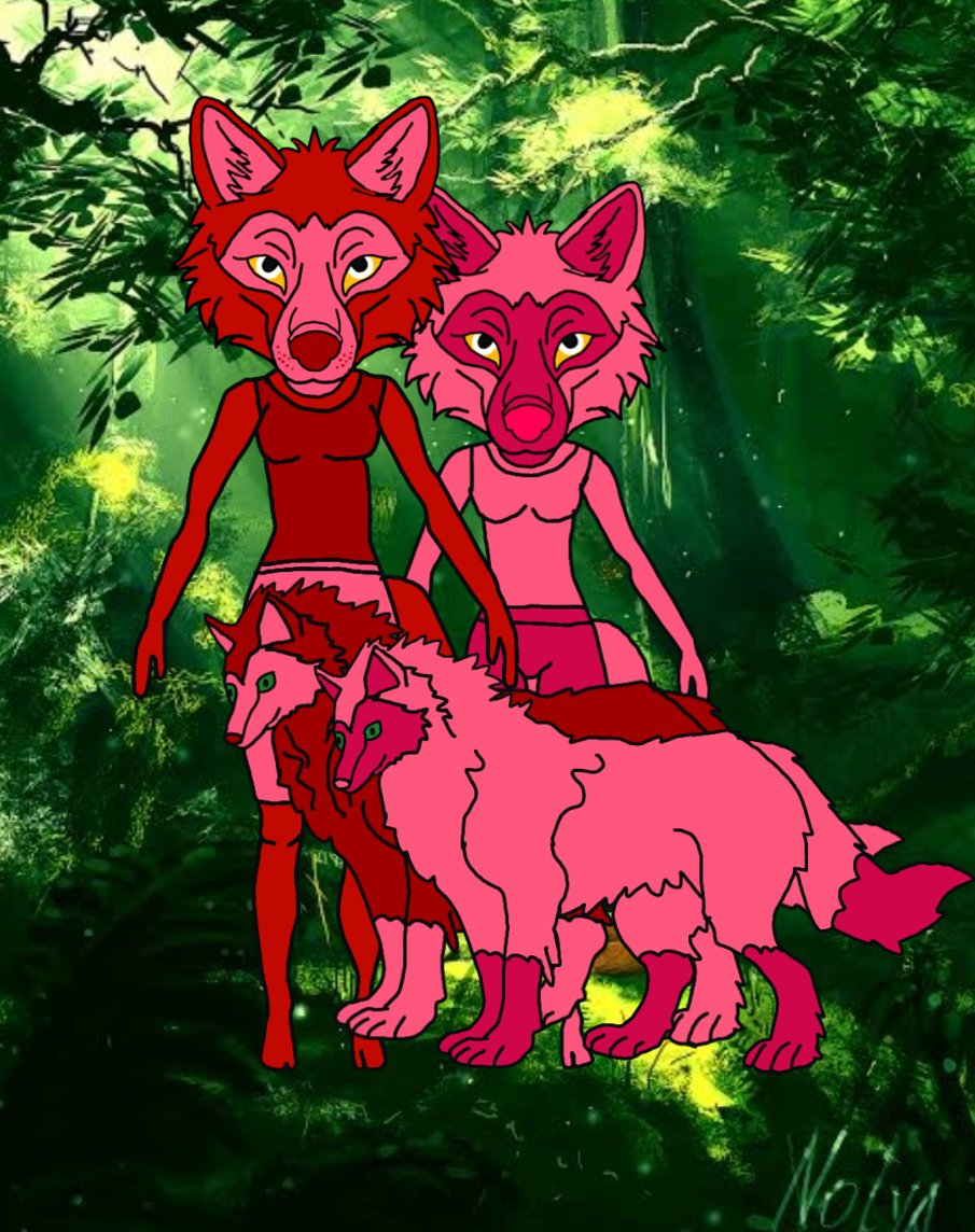 Wendy And Suzume Werewolf Form. - ibisPaint