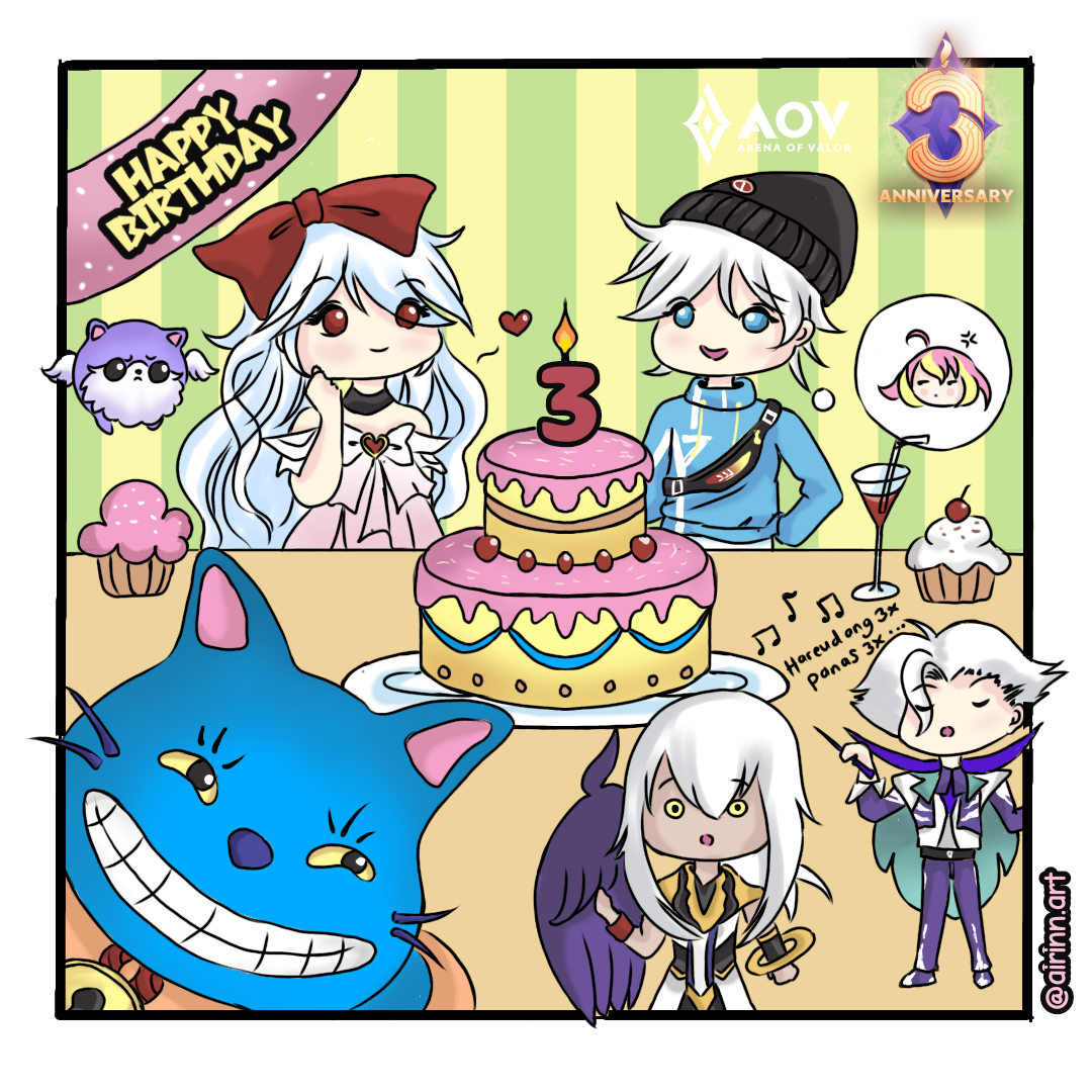 Happy 3rd Anniversary AoV - ibisPaint