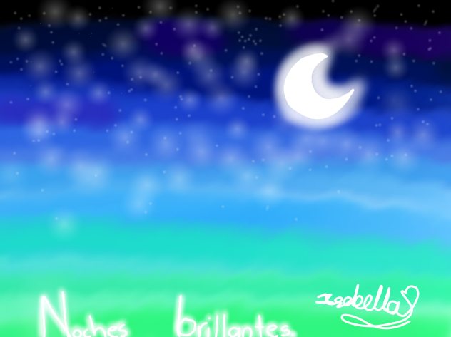 La noche más brillante - ibisPaint